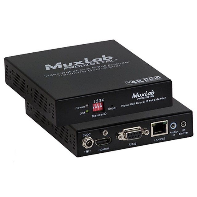 MuxLab HDMI 4K Over IP PoE Transmitter / SYNTEX.CZ