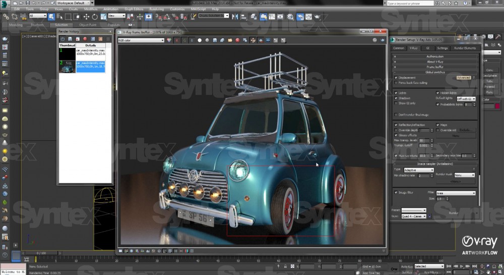 Chaos Group V-Ray Render Node (50 pack) / SYNTEX.CZ