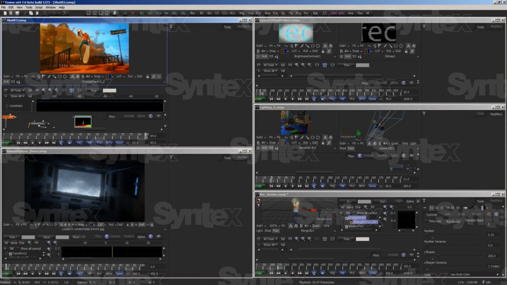 Blackmagic Design Fusion Studio / SYNTEX.CZ