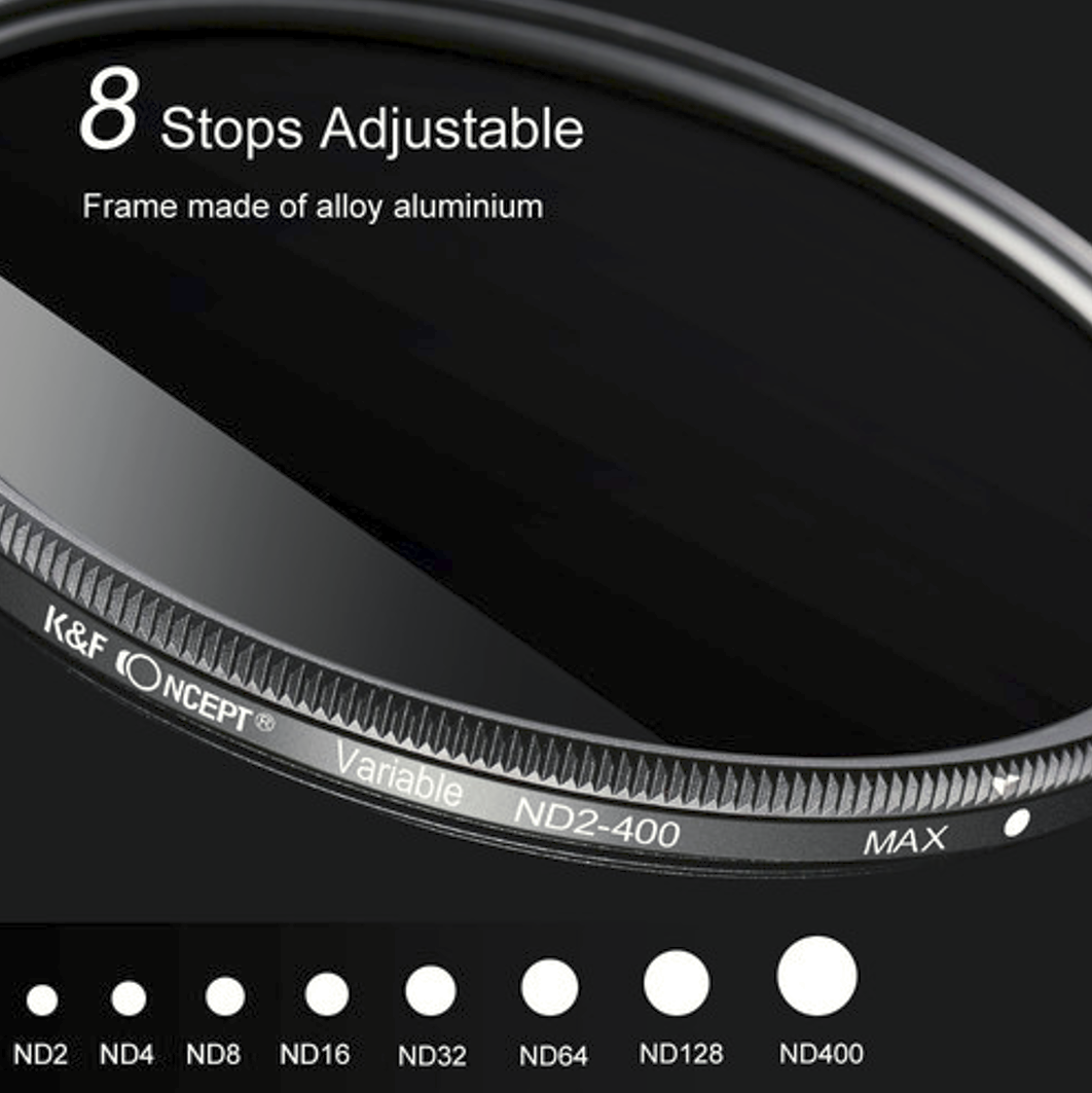 K&F CONCEPT 40.5MM, True Color Variable ND2~ND400 / SYNTEX.CZ